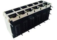 China LPJG67011AGNL 2x6 POE RJ45 Connector 1000Base-T With LED IEE802.3at for sale