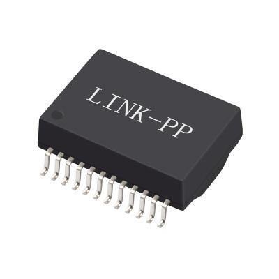 China L22H006-4 10G Base - T Single Port LAN Transformer Modules PoE 90W for sale