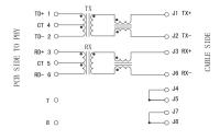 China J00-0046NL | LPJ0113BBNL Magnetic RJ45 Jack 1x10/100,8Position,R/A,Shield for sale