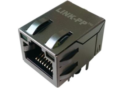China LPJG16394A30NL | Magnetic RJ45 1000Base-T R/A Shield W/LED XMH-01-D-HC2-711-1P0 for sale