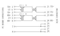 China J0006D01BNL 8P8C RJ45 Modular Jack | LPJ0006BBNL 100 Base-TX Magnetics for sale