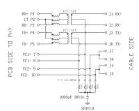 China HR971169C | LPJ1145AWNL RJ45 Modular Jack Power 10/100Base-TX Connectivity for sale