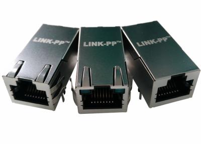 China HR851140A RJ45 Modular Jack JK2001A7R, LPJK2001AGNL 10/100 POE+ for sale
