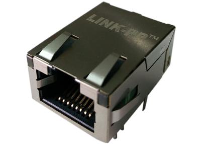 China Low profile RJ-45 Jack LPJK7001CNL 10/100 Magnetics Connector No LEDs for sale