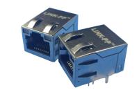 China 1840711-8 | Modular Jack Gigabit , Shielded With Led LPJG16540AENL for sale