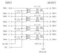 China 1840711-8 | Modular Jack Gigabit , Shielded With Led LPJG16540AENL for sale