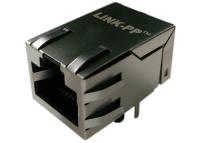China LPJ2001CNL Magnetic RJ45 Jack , P36@P08-17D9-A Ethernet Connector 10Base for sale