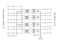China HFJT1-1G16-L12RL Connector Rj45 Fêmea Cat 5 Modular Jack LPJG16373AENL for sale