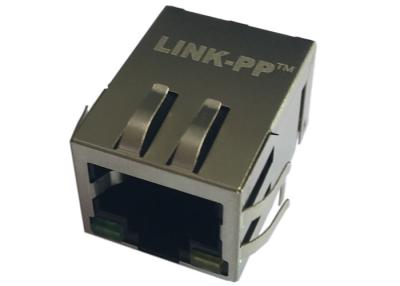 China Magnetic RJ45 Jack LPJ0017GANL Conn 10/100Base 8 Position LED-Y-G Shield for sale