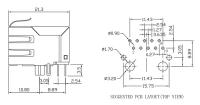 China 6605432-2 100Base-T Magnetic RJ45 Jack LPJ0049CNL DC Power Ethernet IEEE802.3af for sale