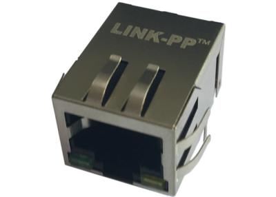 China LPJF0011GDNL | MTJ-88TX1-FSP-PG-LG-M4 Magnetic RJ45 Jack 10/100Mbps Ethernet for sale