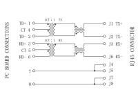 China J0006D21NL | LPJ0006CNL 10/100 Base-TX AutoMDIX 90° Angle THT for sale