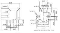 China KLU1T516-43 LF | LPJ0025ABNL 10/100 BASE transmission over UTP-5 cable for sale