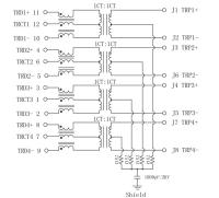 China L826-1X1T-43-F | LPJK0036AONL Rj-45 10/100/1000Base-T Magnetic Jack for sale