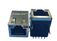 China LPJ16642AENL Rectifier Built-in POE RJ45 Magnetic Jack 350mA IEEE802.3AF for sale