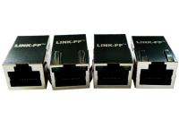 China LPJ1026AGNL Magnetic RJ45 Jack 10/100 BaseT Ethernet Socket LED Indicator for sale