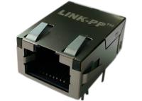 China 1840745-5 Cross Equivalent LPJK7003B97NL Low Profile Rj45 12 Position PCB for sale