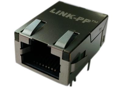 China 1840745-5 Cross Equivalent LPJK7003B97NL Low Profile Rj45 12 Position PCB for sale