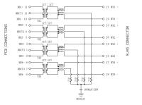 China 1840745-5 Cross Equivalent LPJK7003B97NL Low Profile Rj45 12 Position PCB for sale