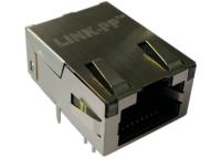 China Low Profile Magnetic Jack LPJK7003B97NL Cross 1840745-4 Female 12 Pins With LED for sale