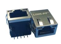 China 1-6605814-3 Pin To Pin Compatible Magnetic RJ45 Jack LPJG16314A37NL for sale