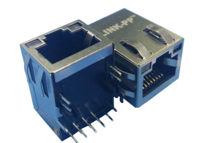 China 1-6605752-1 | LPJ16251AZNL Magnetic RJ45 Jack 10/100Base-Tx, Resistor LED Green for sale