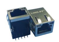 China 6-1605728-2 | JH2114A83R Ethernet Coon-Rj45 Female Jack 8 Pos Shield w/LED for sale