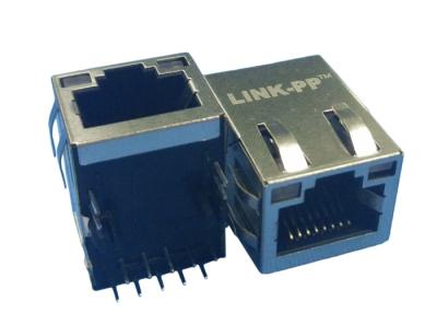 China 6-1605728-2 | JH2114A83R Ethernet Coon-Rj45 Female Jack 8 Pos Shield w/LED for sale
