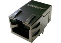 China RTA-164AGC1A Magnetic RJ45 Jack LPJG17390-1AONL W / LEDs 10 / 100Base-T Tab-Up for sale