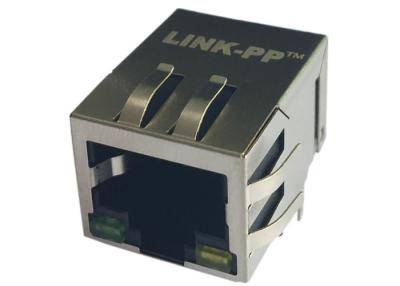 China MTJ-88TX1-FSP-PG-LH-M5 8 Pins Magnetic RJ45 Jack Built-in Filter Rj45 Jack 10/100M for sale
