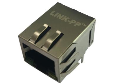 China MTJ-88TX1-FSP-PG-LG-M5 8 Position Built-in Magnetic RJ45 Jack 10/100M for sale