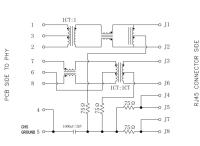 China 48025-0002 | LPJ1035AHNL Magnetic RJ45 Jack Ethernet Socket 10/100 Base-Tx for sale