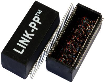 China QT48A03PP LP84810NL 1000Base-T Dual Port Transformer POE+ 750mA DC Current for sale