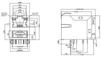China 43F-1201DYD2NL / LPJU3101AONL RJ45 USB Connector 10/100 Magnetic for sale