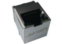 China HFJV1-1G02-L17RL Gigabit Ethernet Single Vertical 1000Base-T Magnetic Jack for sale