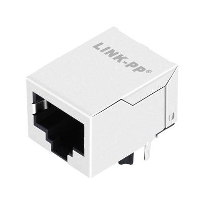 China ARJ11A-MASE-MU2 10/100 Base-T Single Port Magnetic RJ45 Jack without LEDs for sale