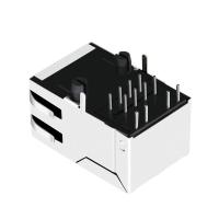 China XFATM9R-CTLSxu1-4M Network Modular RJ45 Female Jack, 1 x 1 Jack Tab up LPJ6011ABNL for sale