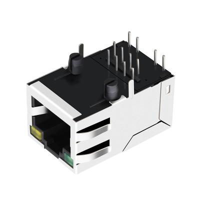China XFATM9R-CTLSxu1-4M Network Modular RJ45 Female Jack, 1 x 1 Jack Tab up LPJ6011ABNL for sale
