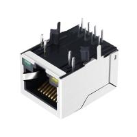 China LPJ0012BDNL 10/100Base-T Ethernet RJ45 Jack One Port 1500Vrms Isolation for sale