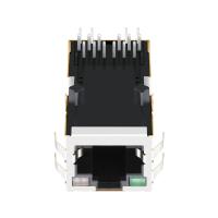 China 1-1840727-8 Gigabit Magnetic RJ45 Jack 1000BASE-T Tab Up G/GO Leds for sale