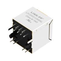 China Vertical RJ45 Jack Single Port 100 Base-T Fast Ethernet Mag Jack LPJD0012B8NL for sale