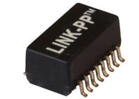 China Network Lan Transformer PCB Connector Black With RJ45 Magnetic SL4024_APL-002A for sale