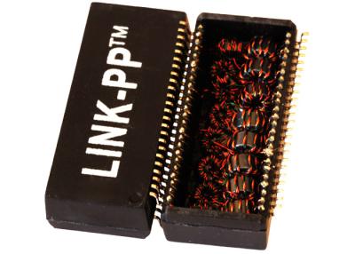 China LP44805NL10/100 BASE –T Quad Port Transformer VP6017 LF With 720mA DC Capability for sale