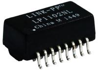 China LFE8505 Ethernet Magnetics LP1102NL 10/100 Base-T Ethernet SMT TRANSFORMERS for sale