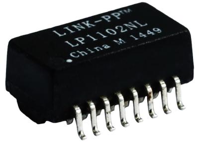 China LFE8505 Ethernet Magnetics LP1102NL 10/100 Base-T Ethernet SMT TRANSFORMERS for sale