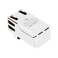 China 1840797-1 RJ45 Gigabit PoE Magnetics Jack 1000BASE-T Tab Up Without LED for sale