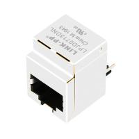 China HFJV1-1G01RL 1000 Base-T RJ45 Vertical Jack Without Leds LPJD0713DNL for sale