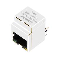 China HFJV1-1G01-L12RL 1000 Base-T RJ45 Vertical Connector Yellow/Green Leds LPJD0713BDNL for sale
