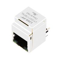 China HFJV1-1G06-L11RL Gigabit RJ45 Vertical MagJack 1000 Base-T Green/Green LED LPJD0717BFNL for sale