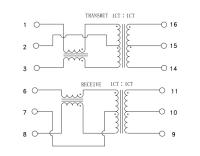 China 749010011 / LP1183NL 10/100 BASE-TX Transformer DATACOM TRANSFORMER FOR LAN for sale